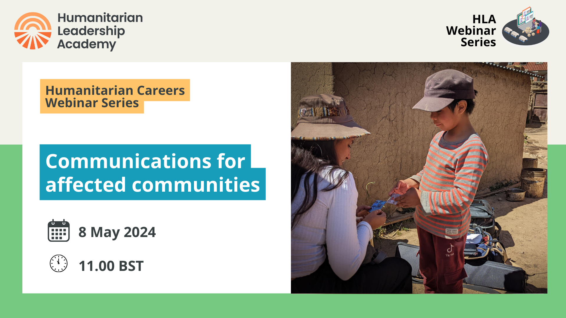 Humanitarian careers: Communications for affected communities ...