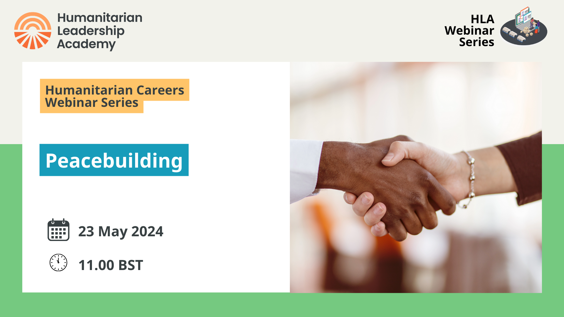 Humanitarian careers: Peacebuilding - Humanitarian Leadership Academy